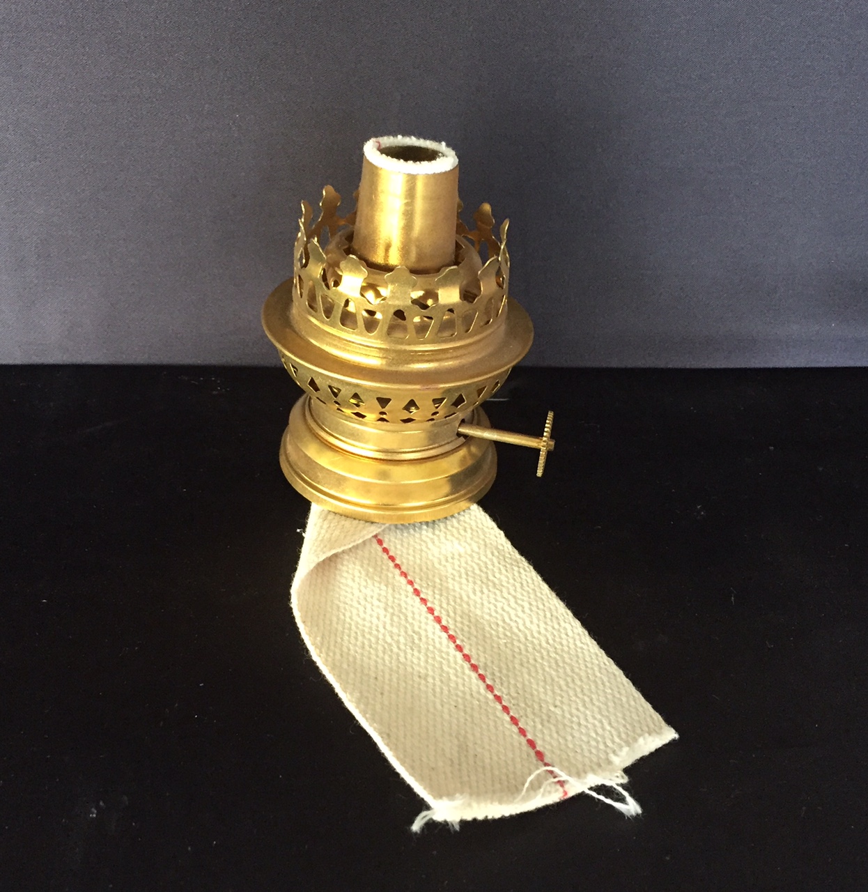 Kosmos 14 Burner with collar and wick – QLD Lamp Oil Supplies