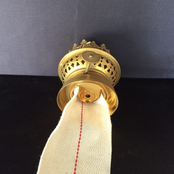 Kosmos 14 Burner with collar and wick – QLD Lamp Oil Supplies