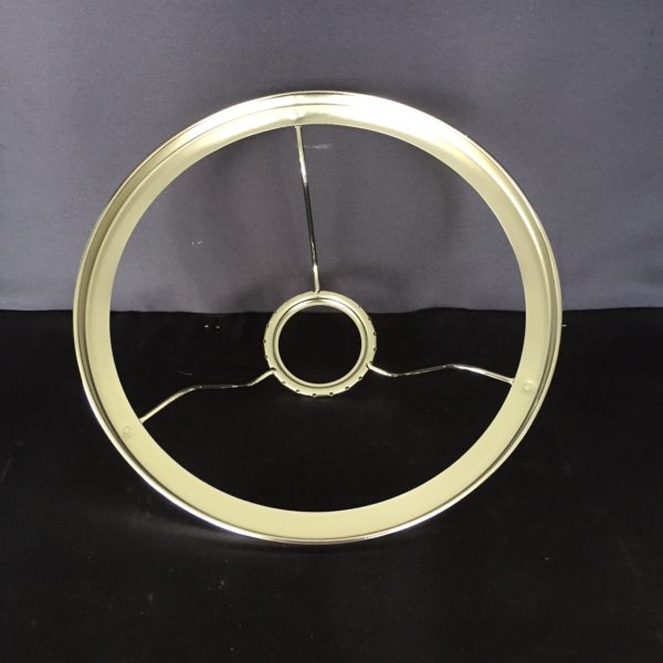 Aladdin 10″ Shade Ring – Brass (Gold Coloured) or Nickel (Silver ...