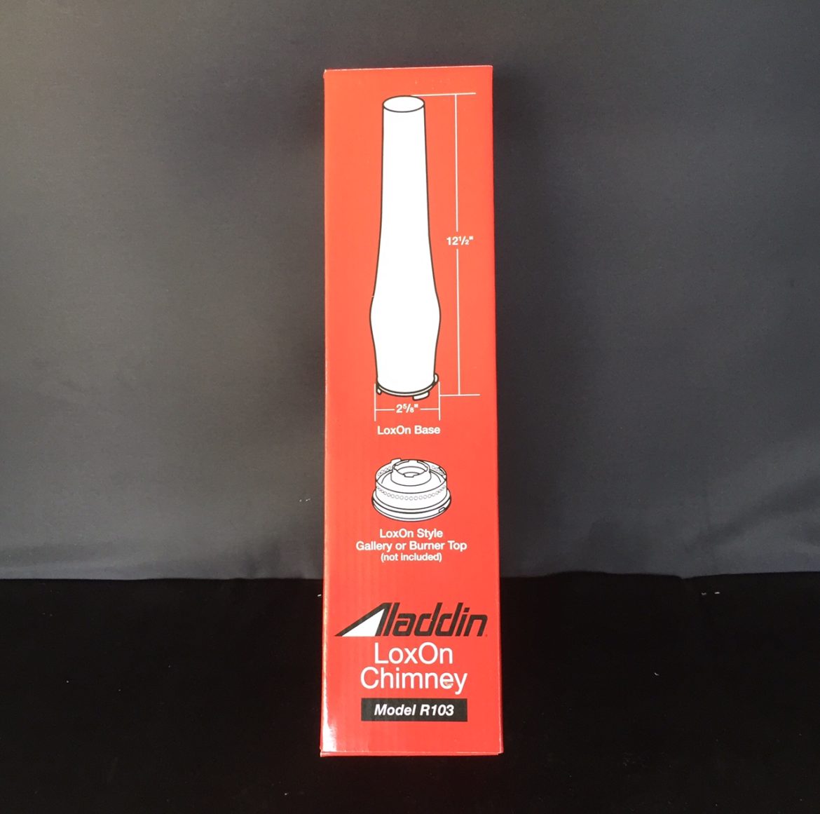 Aladdin Chimney – Lox-On or Heel-less Style. – QLD Lamp Oil Supplies