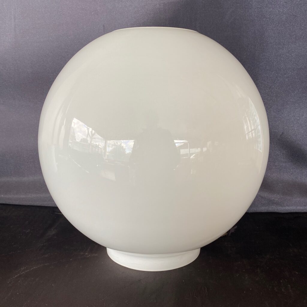 Glass Light Shade HEMOTON White Frosted Glass Globe Lamp Shade, Frosted ...